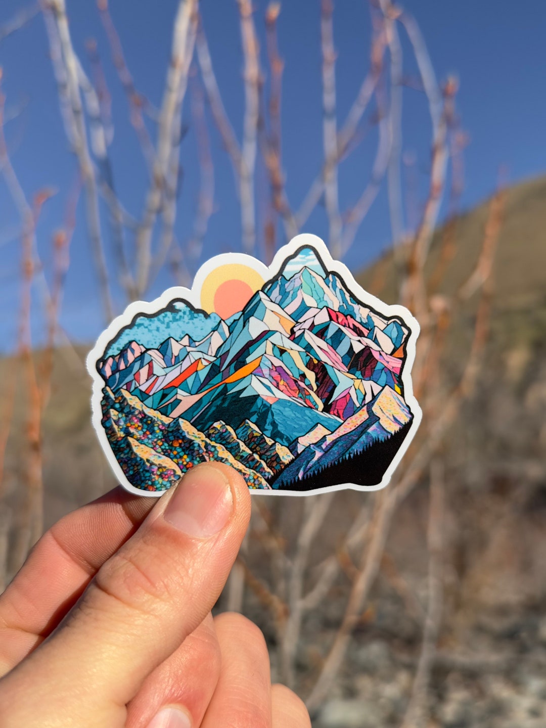 Morning Light // Weatherproof Outdoor Sticker // Laminated Vinyl 3 ...