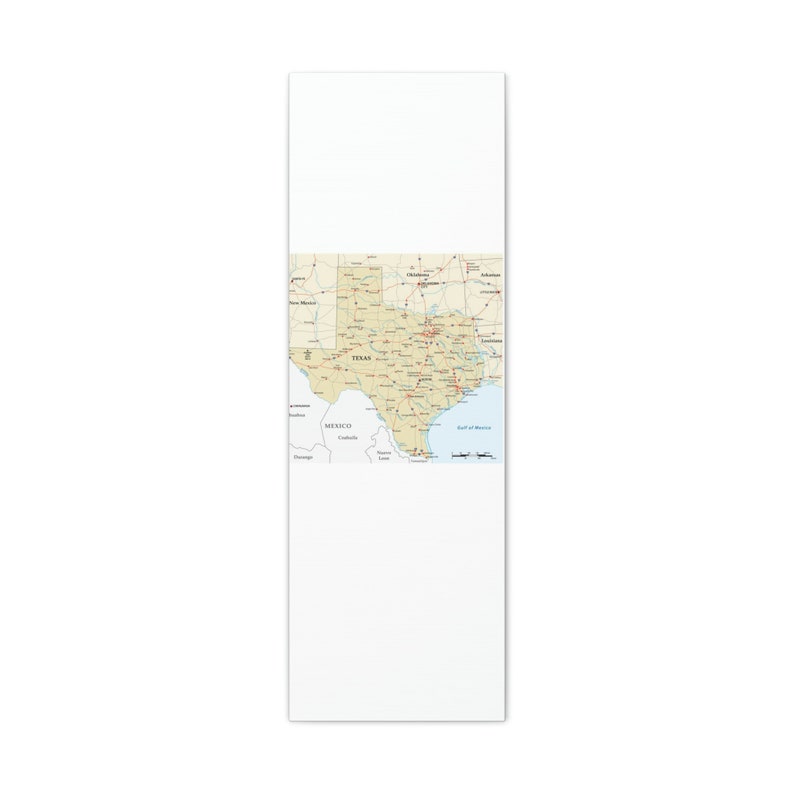 Texas Map Canvas Aesthetic - Etsy