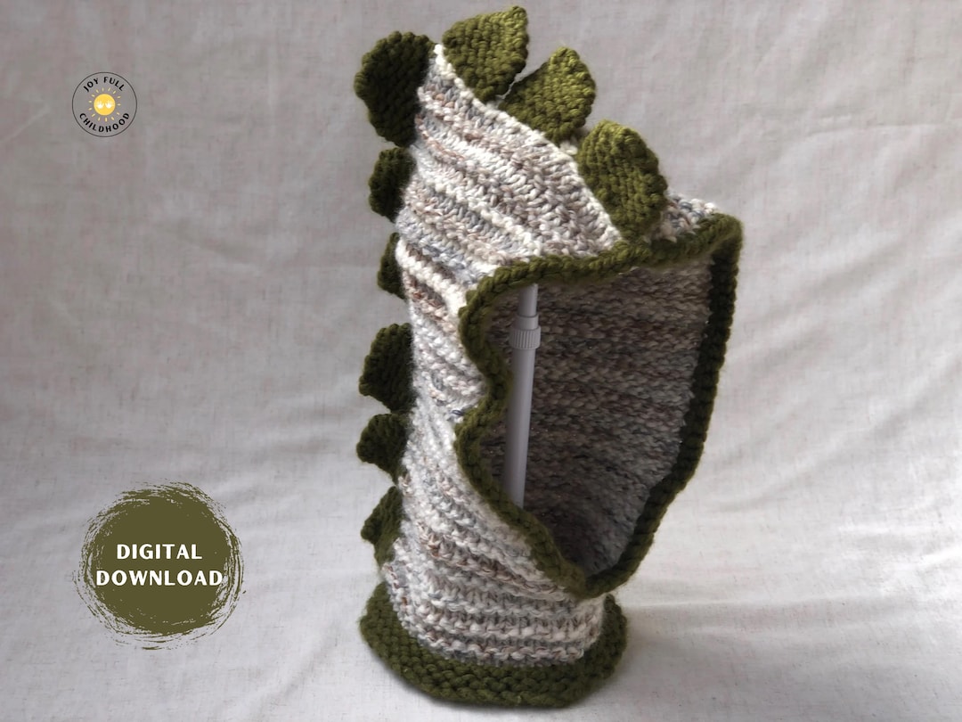 Dinosaur Hood & Cowl LOOM KNIT PATTERN - Etsy