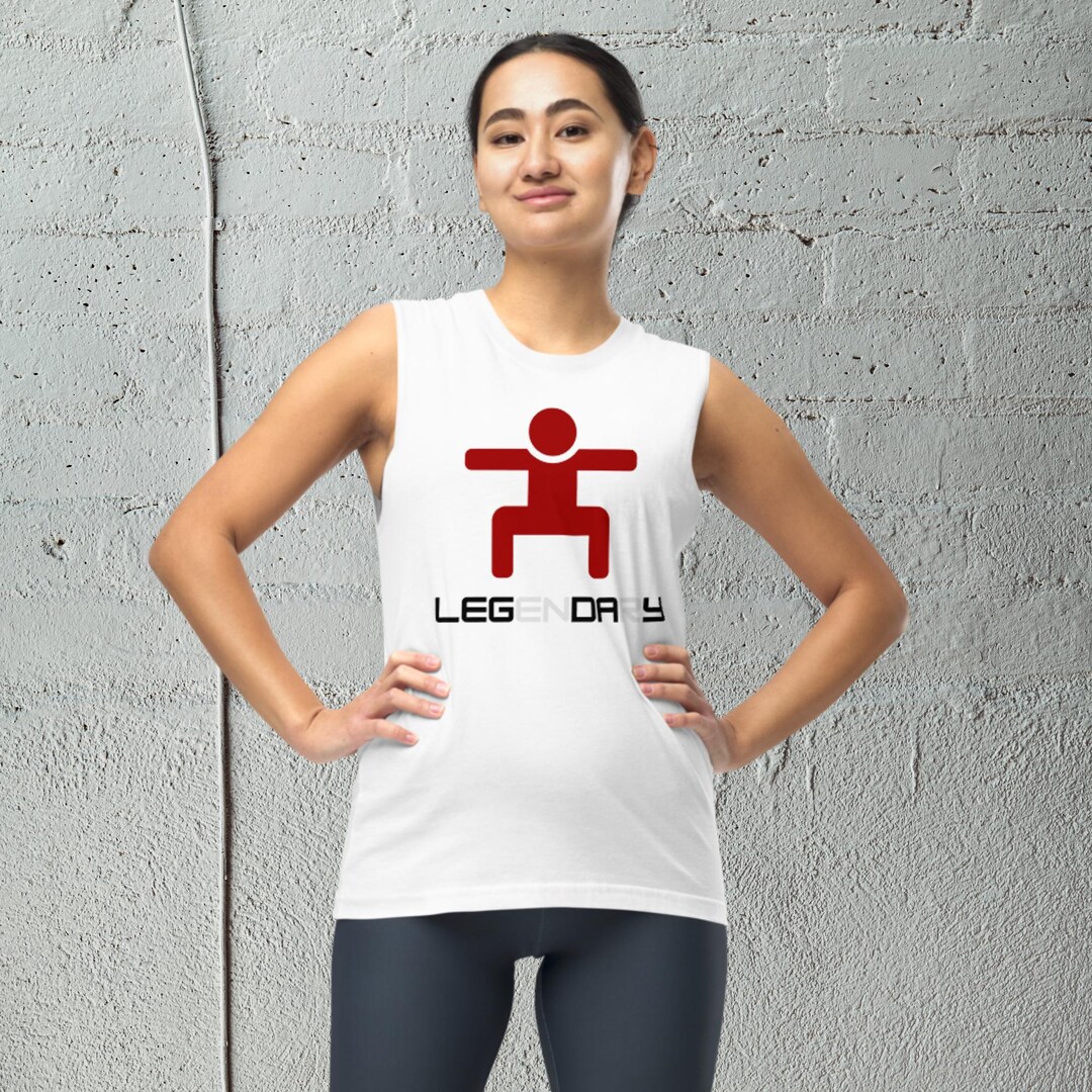 John Howard Leg Day Muscle Shirt Light - Etsy