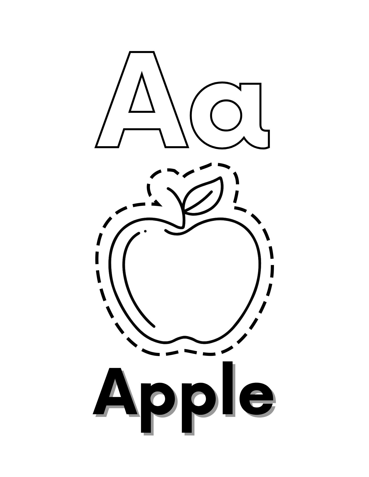 Digital Download Alphabet Cut and Color Scissor Skills, Preschool Fine ...