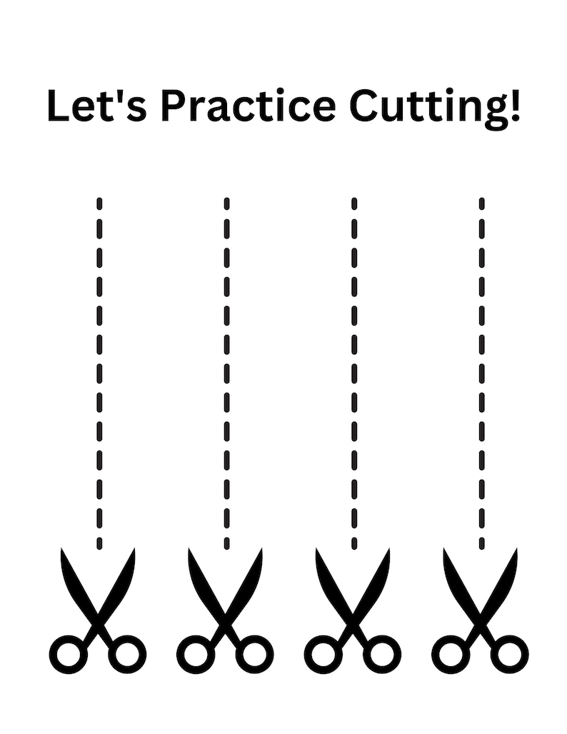 Digital Download Alphabet Cut and Color Scissor Skills, Preschool Fine ...