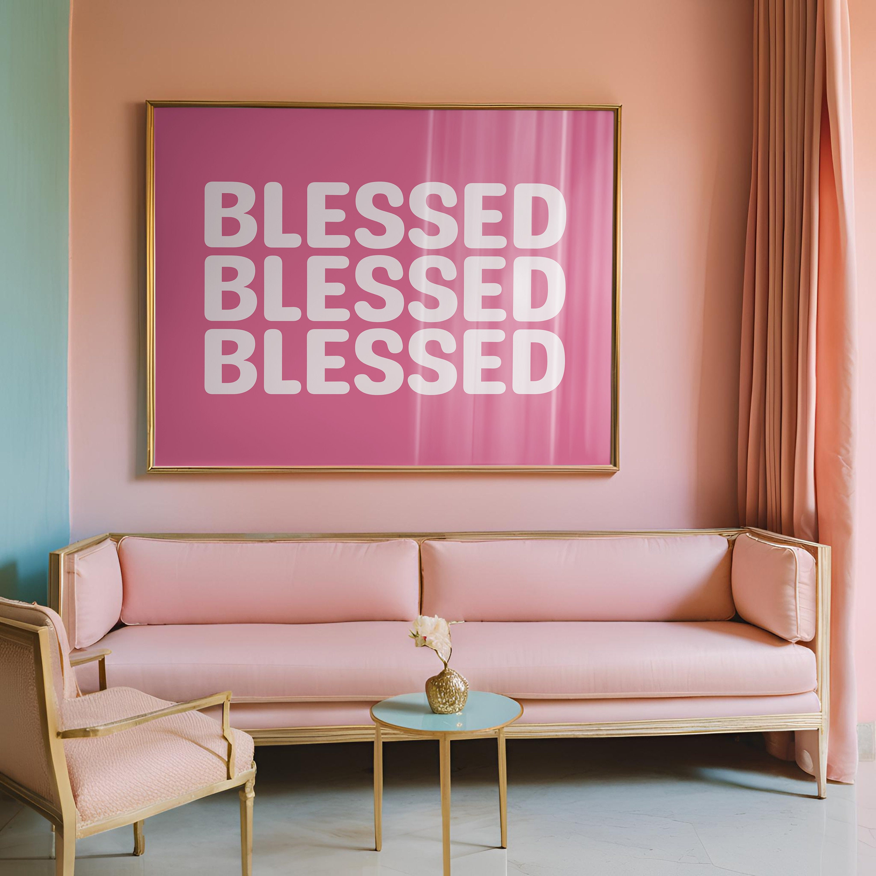 Pink Positive Affirmation Manifest, Aligned, Blessed Inspirational ...