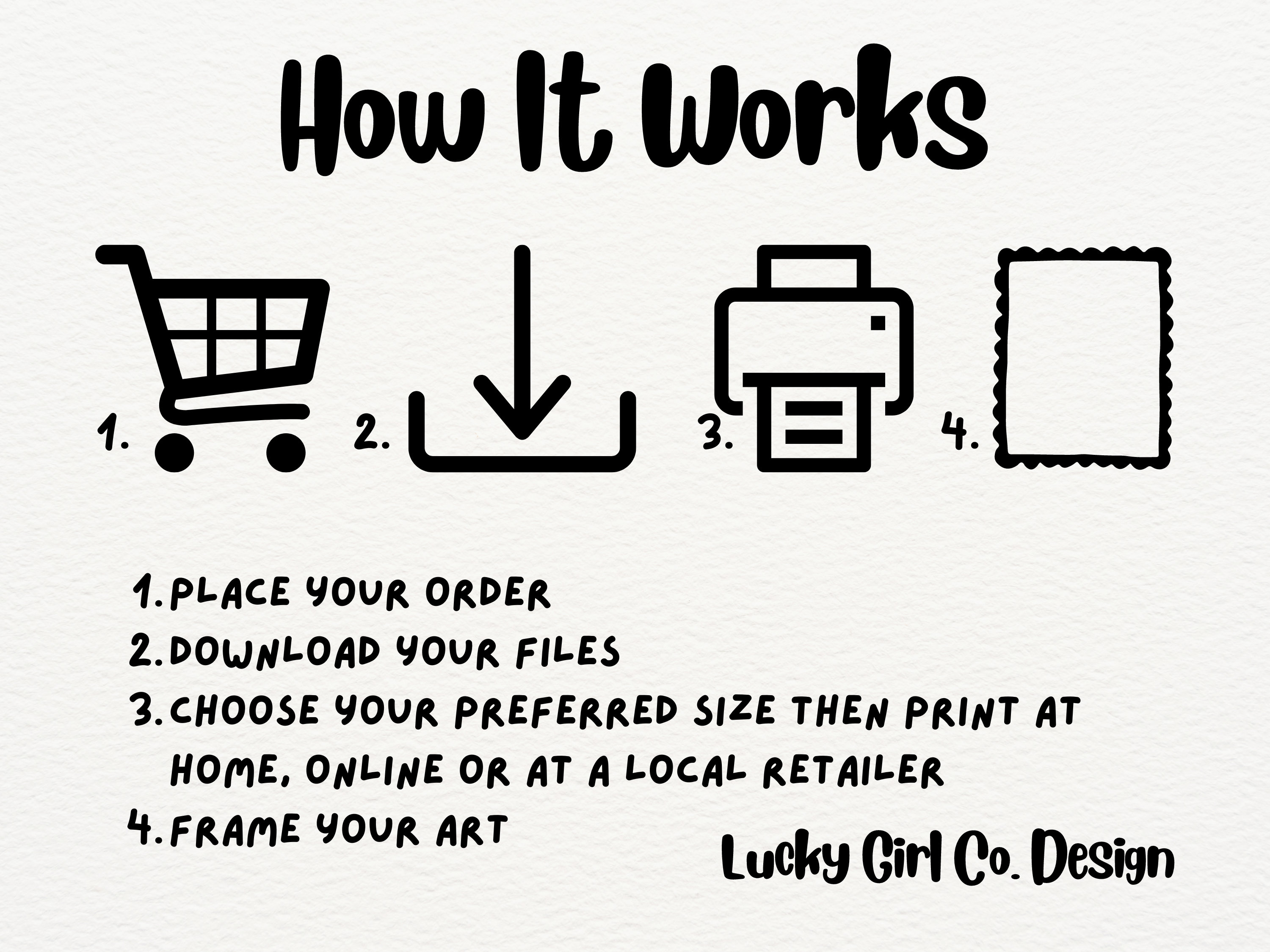 Lucky Girl Syndrome Printable Poster Pink Wall Art Lucky Girl Energy Instant Download