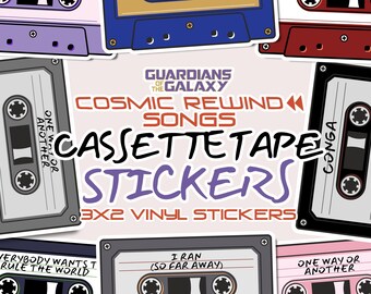 Guardians of the Galaxy Walkman Die Cut Sticker Waterproof ...