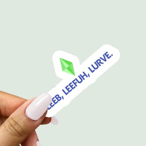 Sims 4 Leeb Leefuh Sticker | Sims 4 Simlish Sticker | Sims 4 Sticker ...
