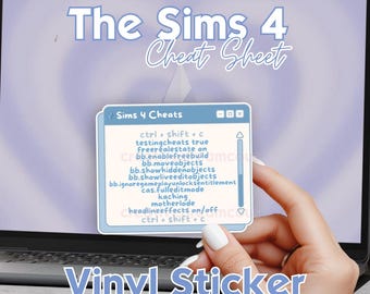 Sims 4 Cheats Sticker - Etsy
