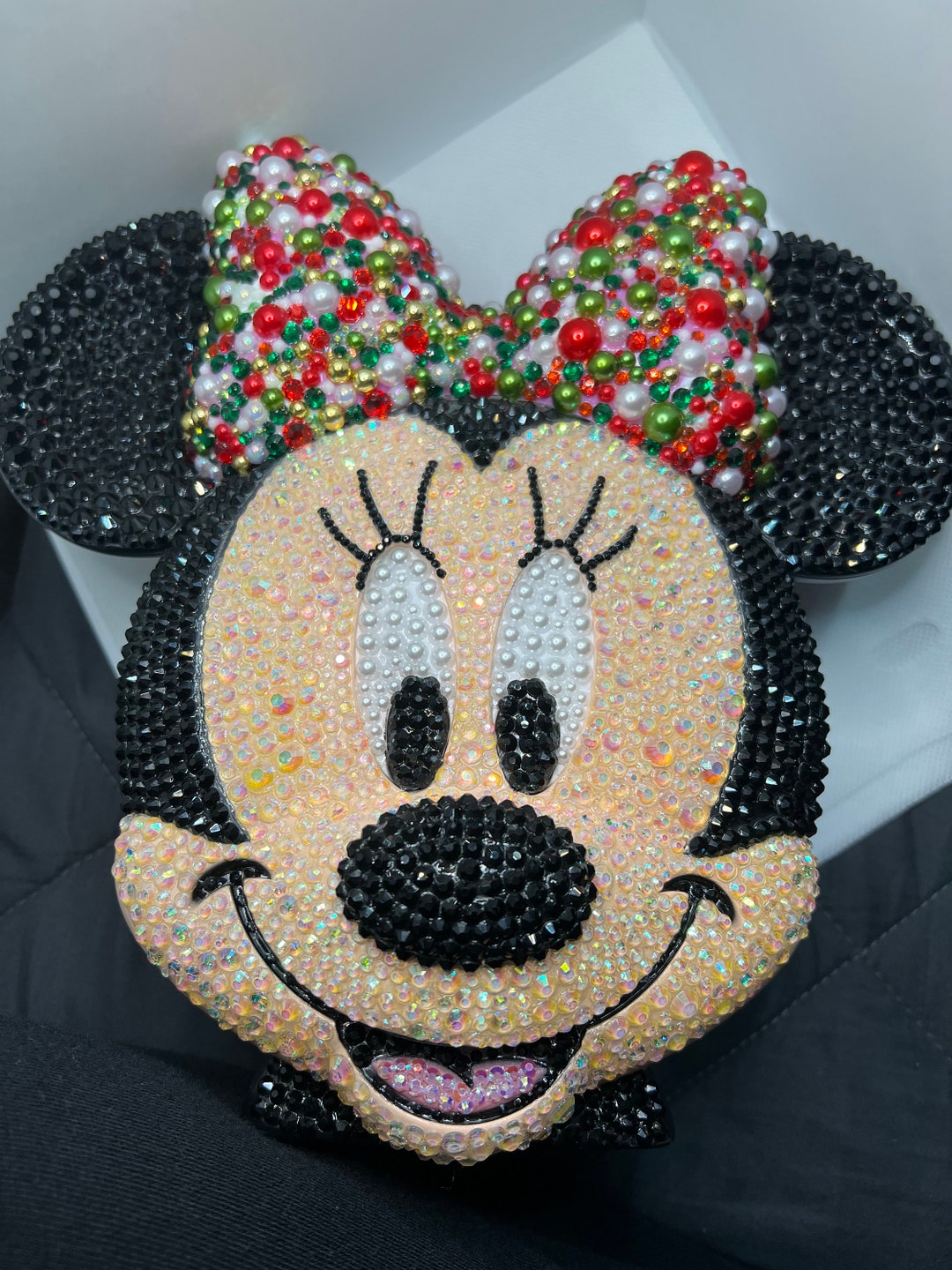Minni Mouse Bedazzled Bucket Bag - Etsy