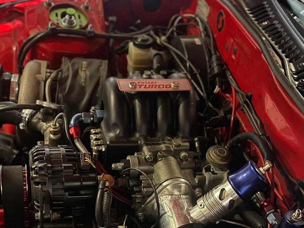 RX7 FC OEM Engine Intake Garnish Badge Plate - Etsy