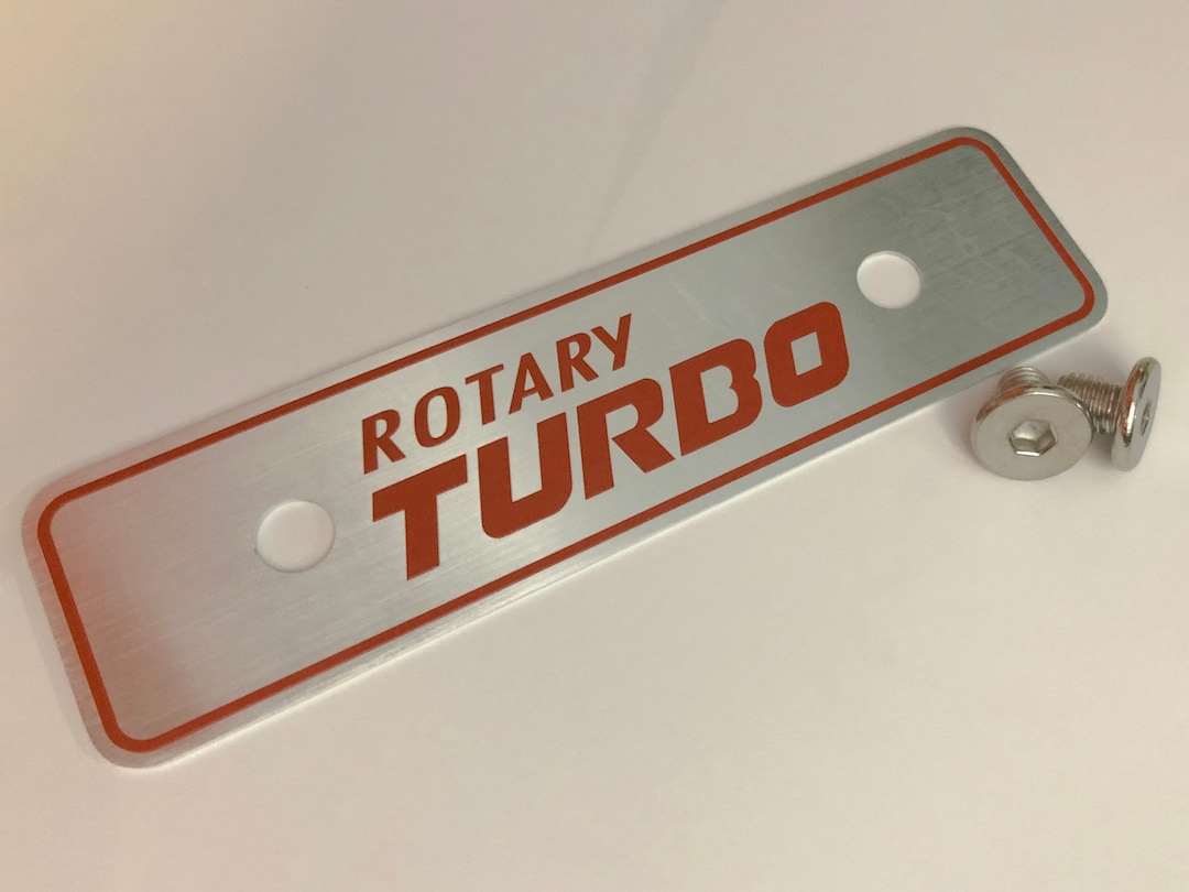 RX7 FC OEM Engine Intake Garnish Badge Plate - Etsy