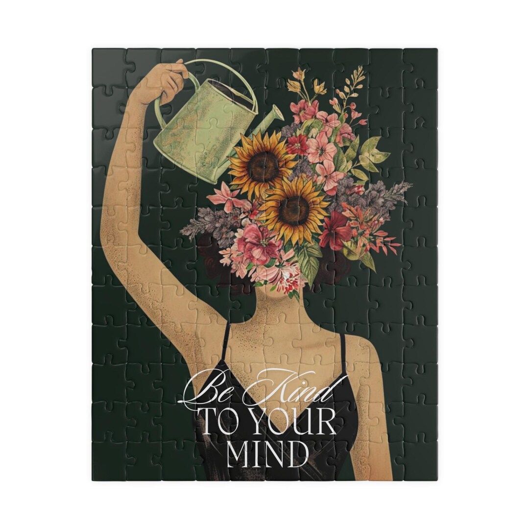 Positive Affirmation Puzzle, Self Care Jigsaw, Mental Health Activity ...