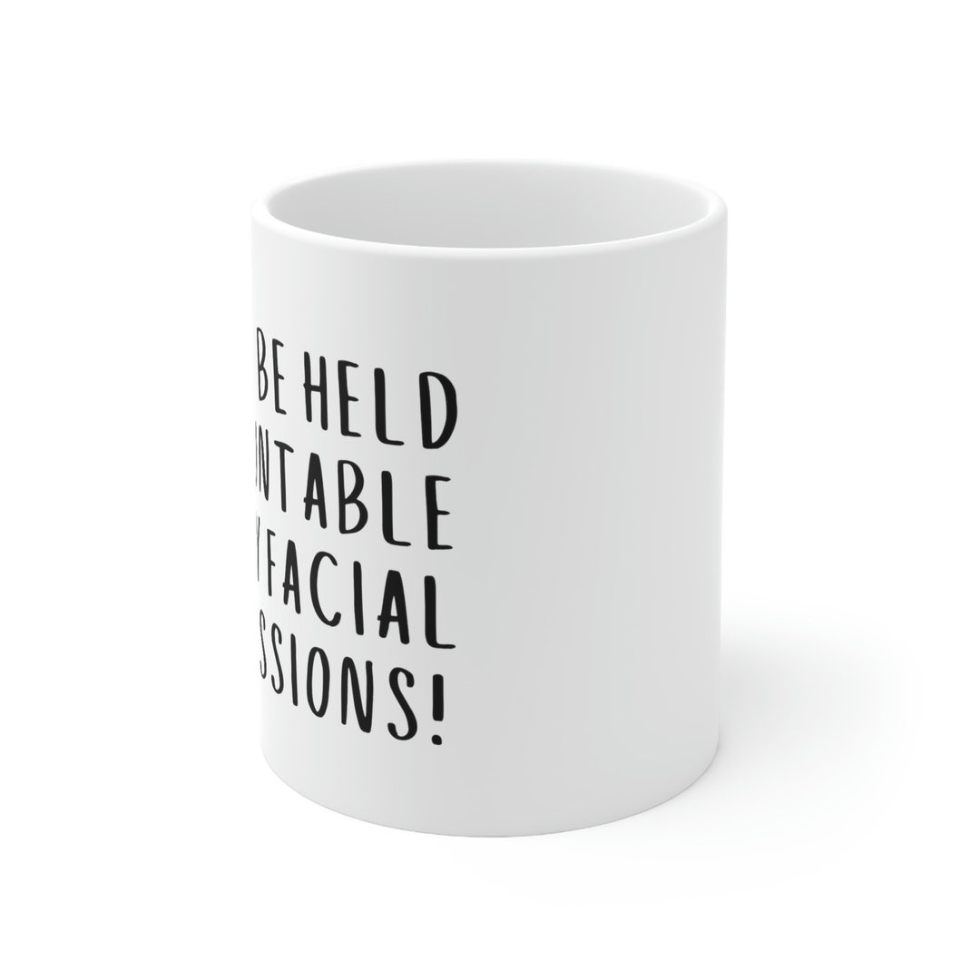 Facial Expressions Mug - Etsy