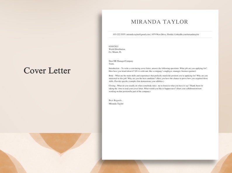 ATS Friendly Resume Template Google Docs, ATS Resume Template Word, ATS ...