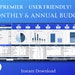 Personal Finance System - Monthly & Annual Budget Template - Etsy