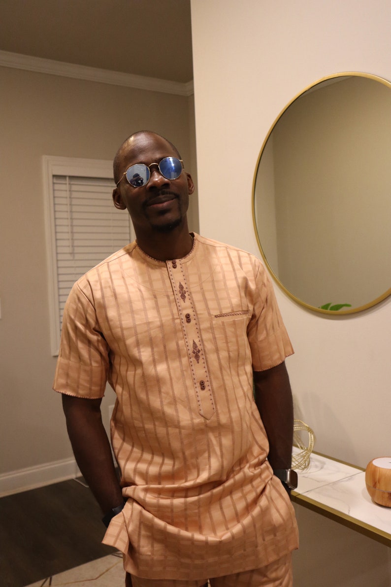 Blouse and Trouser, Buba Sokoto for Men, African Men Clothing, Groom ...