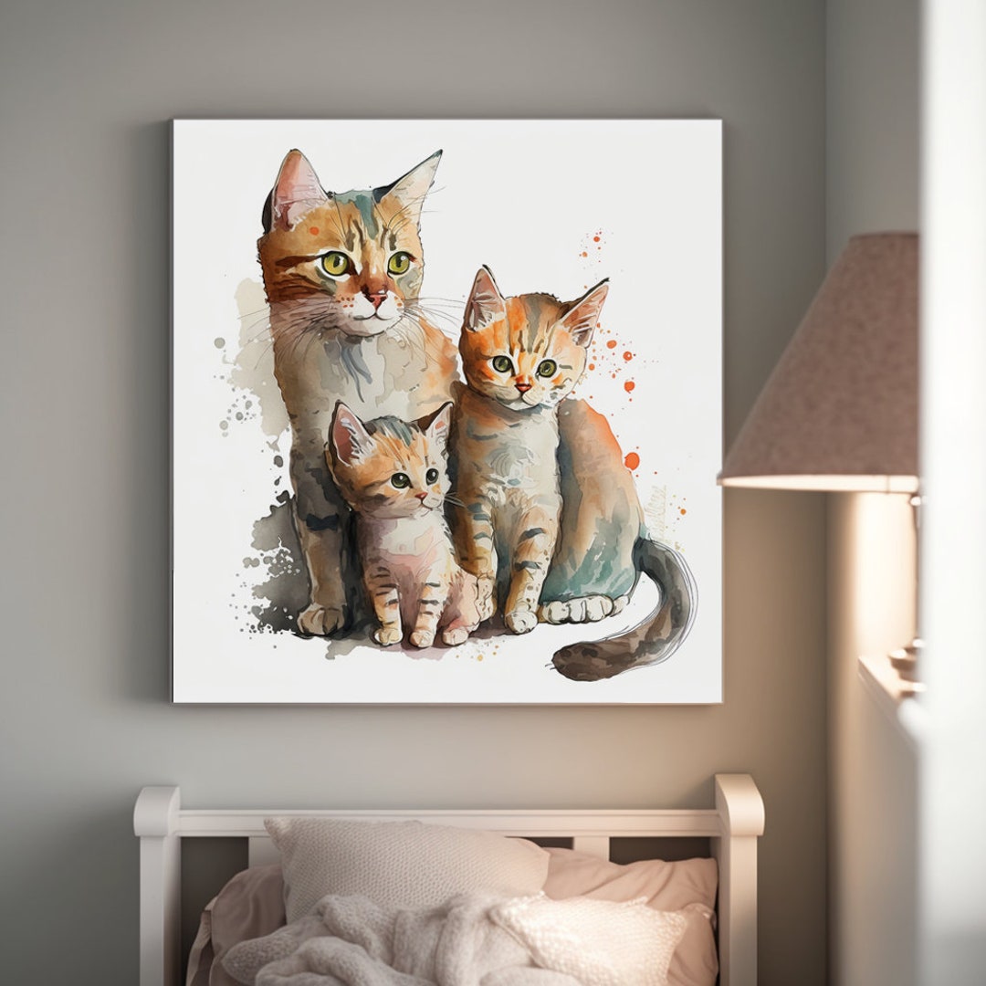 Cat Family - Etsy