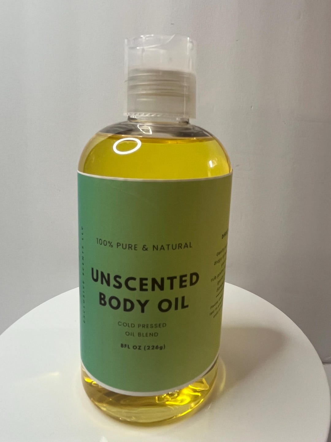 Unscented Body Oil - Etsy