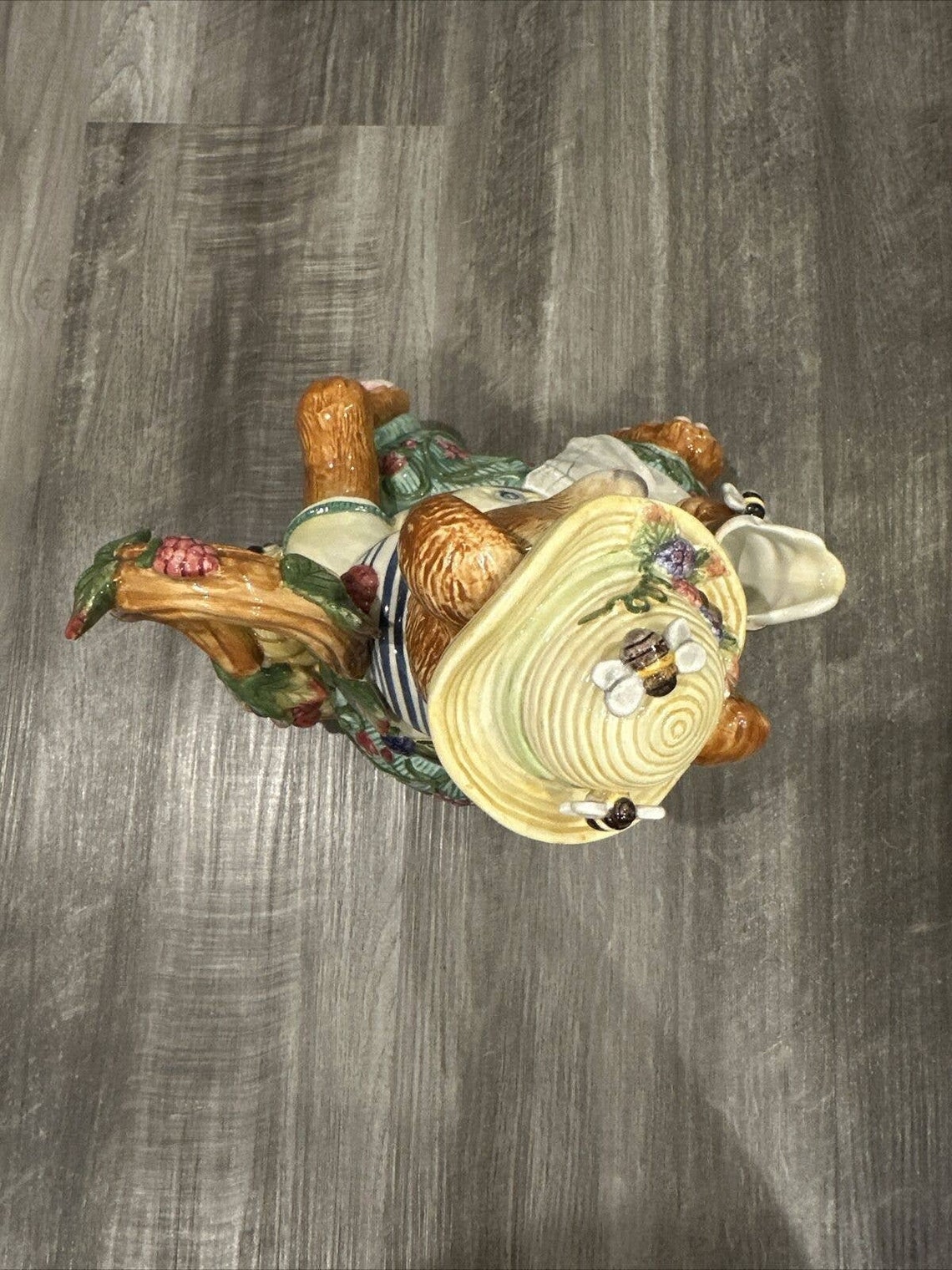 Fitz and Floyd Teddy Bear Honey Jar Bee Pitcher - Etsy Canada