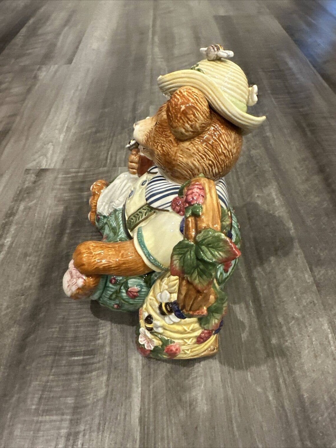 Fitz and Floyd Teddy Bear Honey Jar Bee Pitcher - Etsy Canada