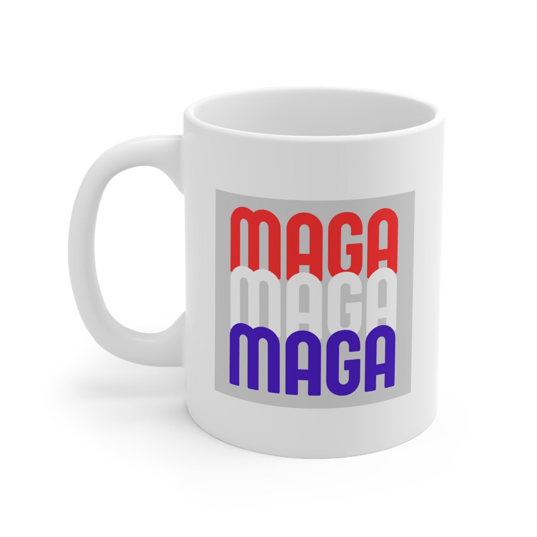 MAGA Ceramic Coffee Mug 11 Ounce Pro Trump Pro USA Election 2024 Best ...