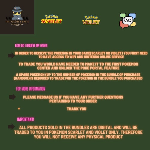 Pokemon Scarlet and Violet Legendary Quartet Bundle - Etsy