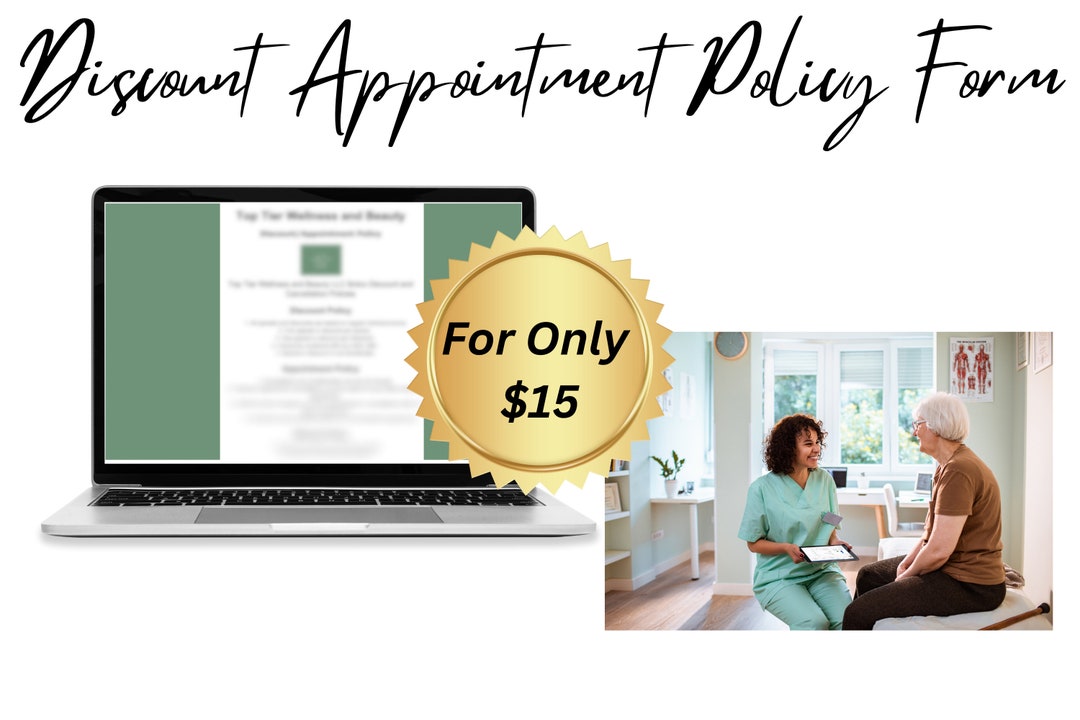 Discount Appointment Policy Template - Etsy