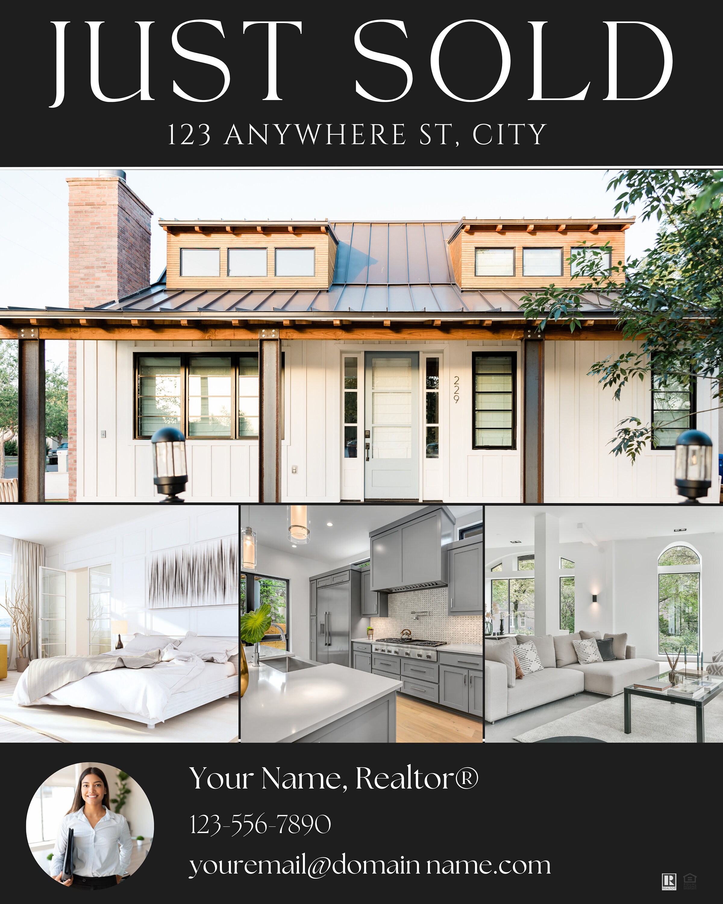 Professional Real Estate Templates for Posting 4 Photos - Etsy