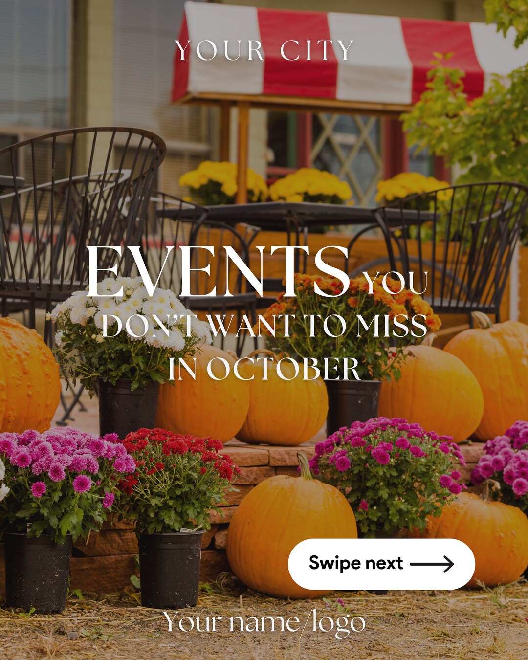 Events Instagram Posts Canva Editable - Simple and Elegant Design - Etsy