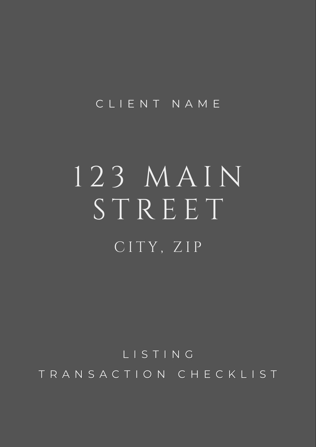 Professional Mobile Real Estate Transaction Checklist, Contact List ...
