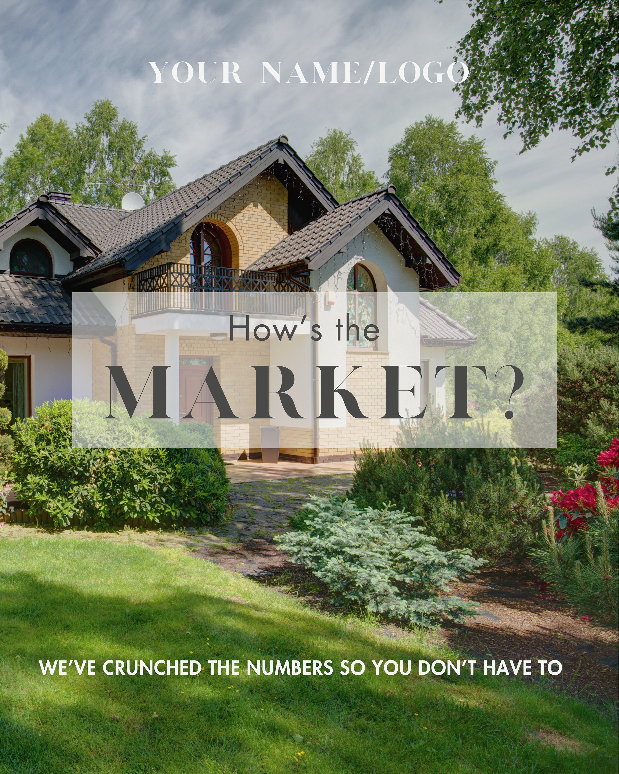 Professional Real Estate Market Update Sales Recap for Social Media ...