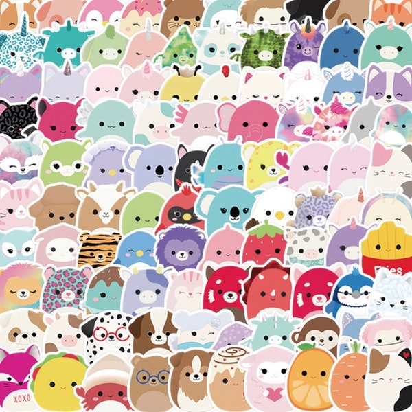 Purple Squishmallow Water Bottle Stickers - Etsy