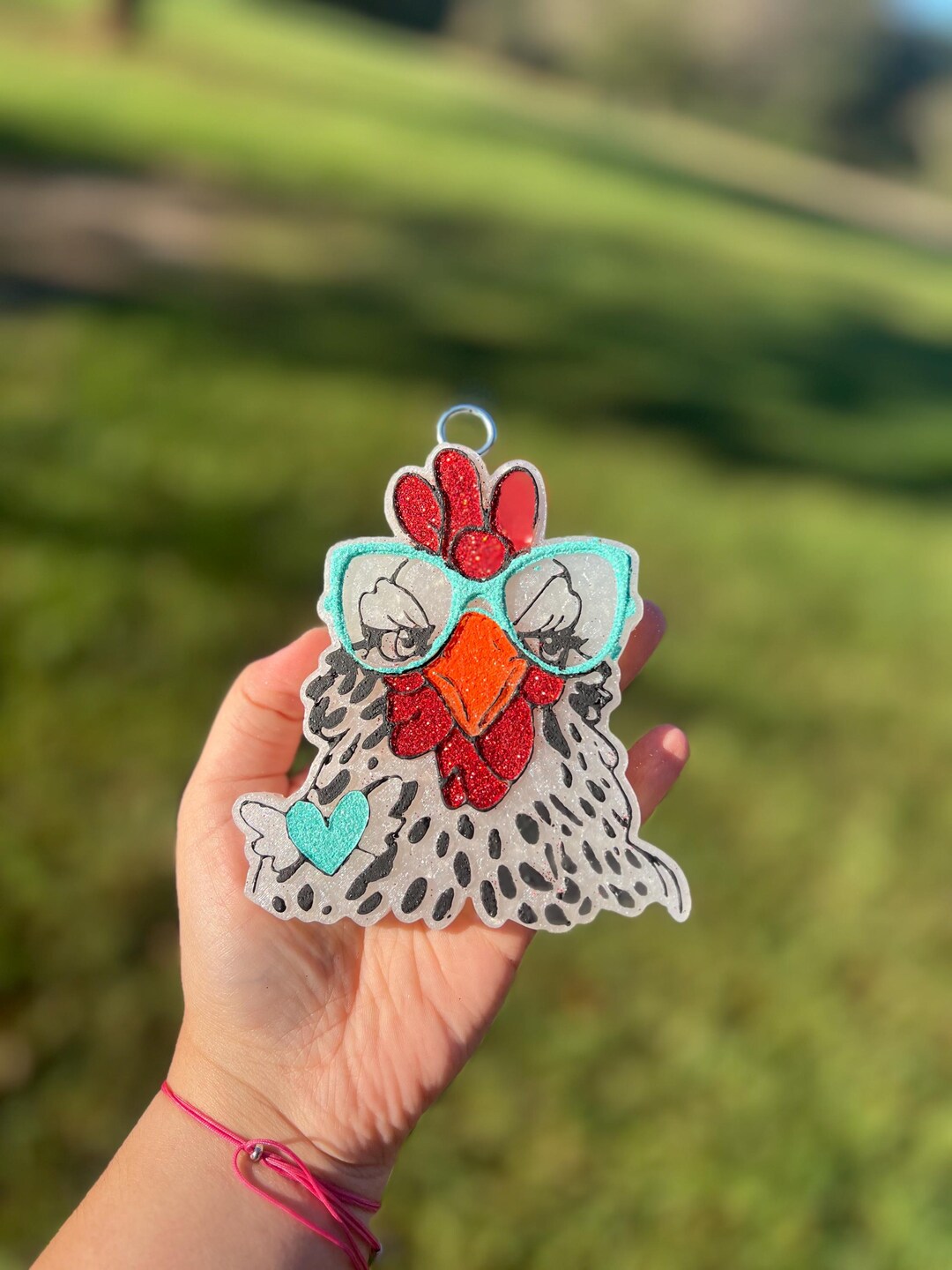 Funky Chicken Car Freshie, Chicken Mom, Farm Gift - Etsy