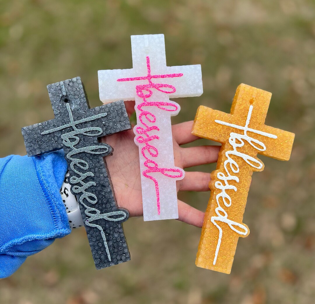Cross Freshie | Blessed Freshie | Blessed Cross Freshie | Freshie | Car ...