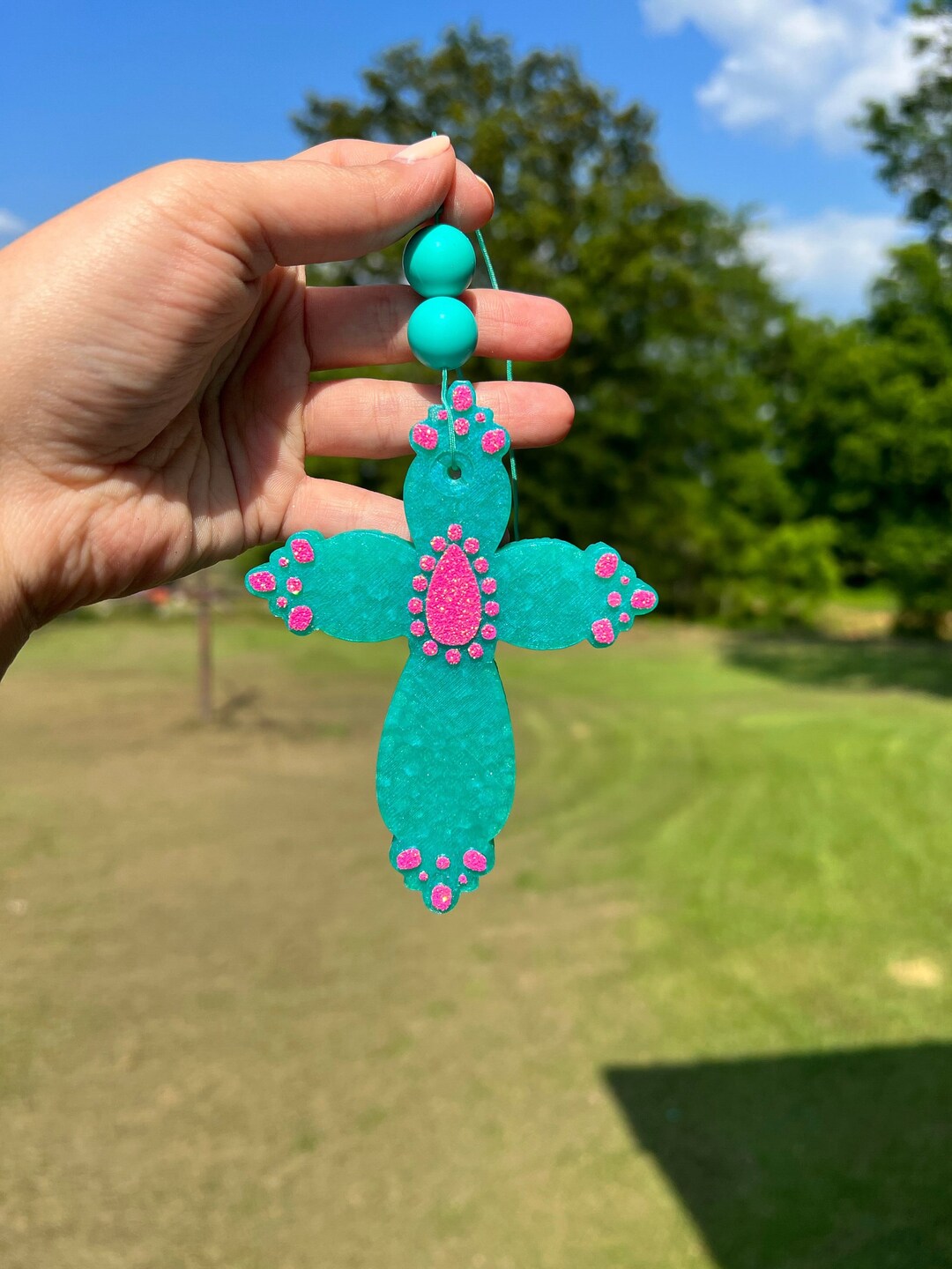 Small Cross Freshie | Blessed Freshie | Blessed Cross Freshie | Freshie ...