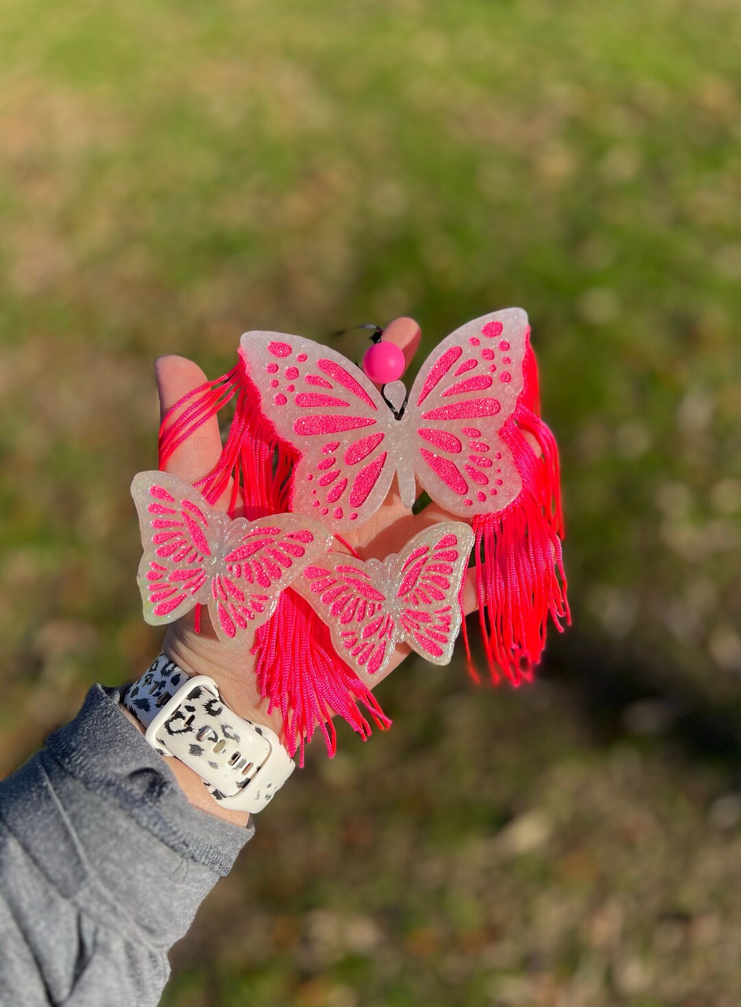 Butterfly Freshie Set | Neon Pink - Etsy