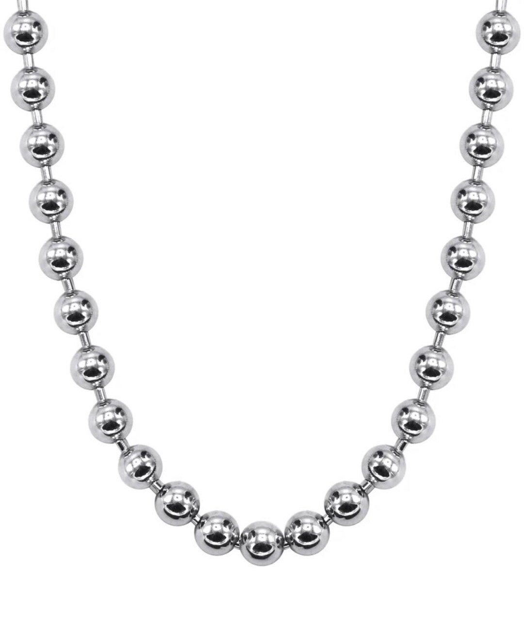 Sterling Silver Ball Chain - Etsy