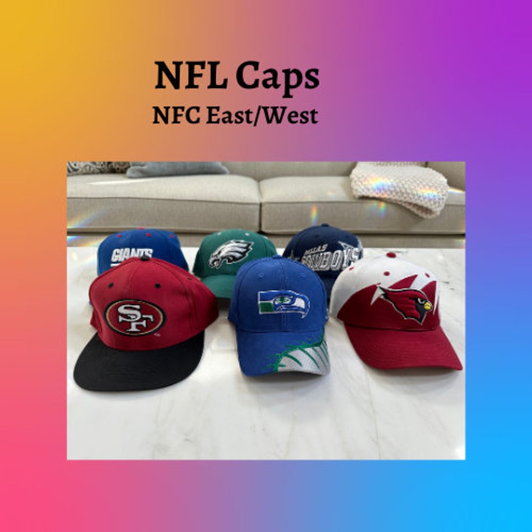 NFL Team Caps NFC East / West - Etsy