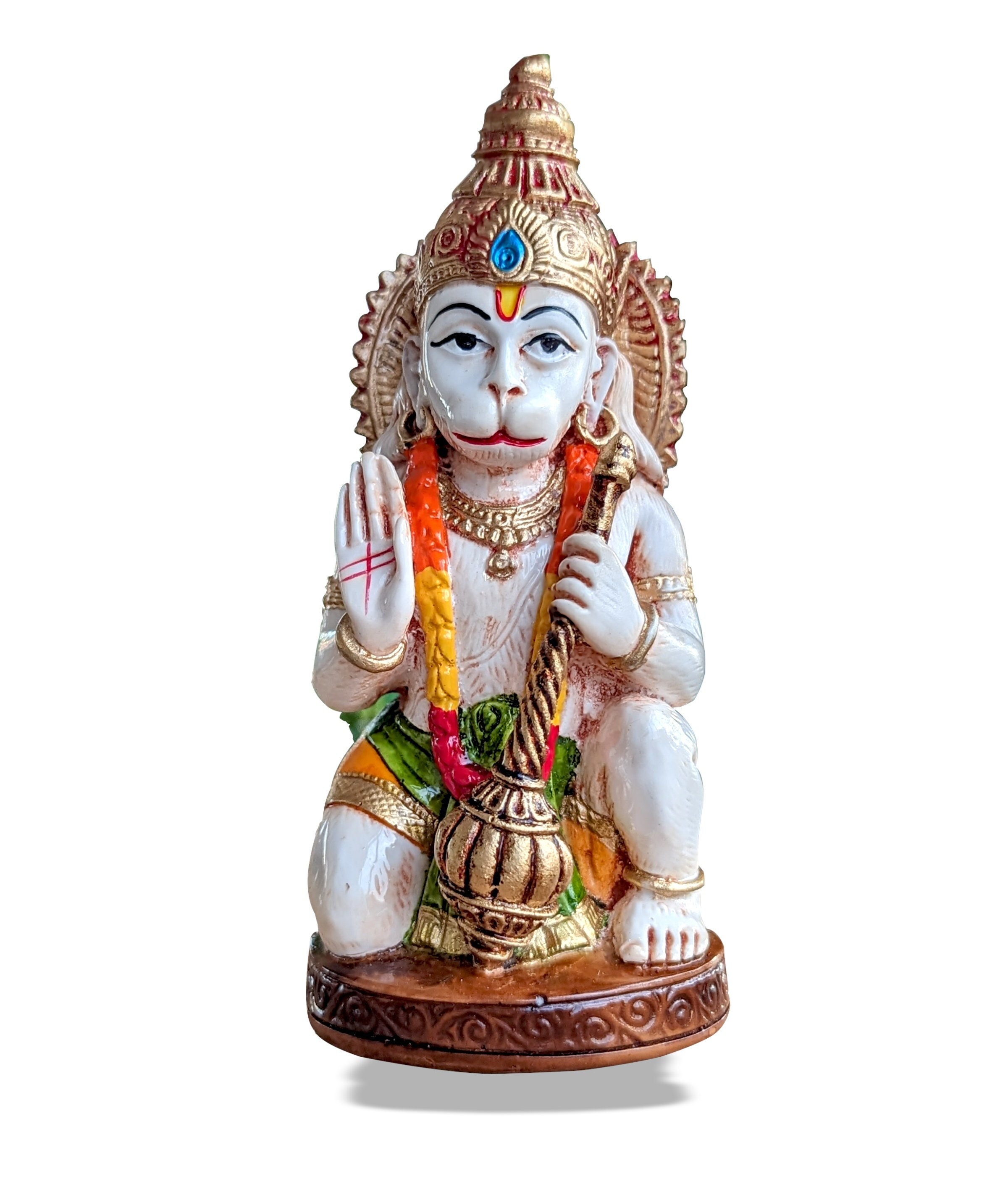 Mighty Devotion: Handcrafted Hanuman Idol to Grace Your Home Temple - Etsy