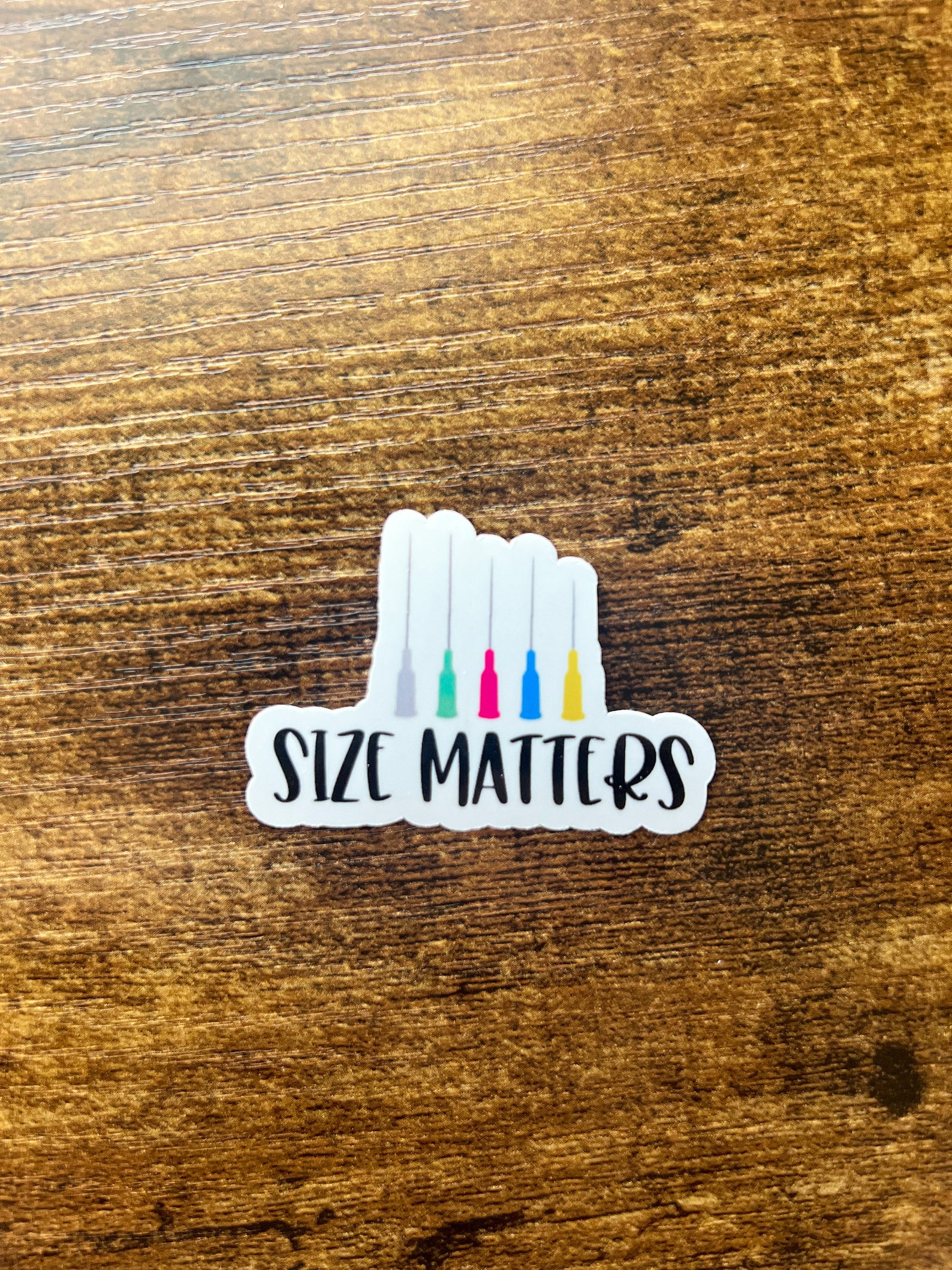 Size Matters IV Nurse Waterproof Sticker - Etsy
