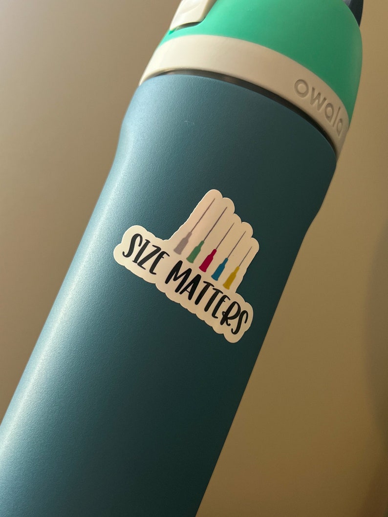 Size Matters IV Nurse Waterproof Sticker - Etsy