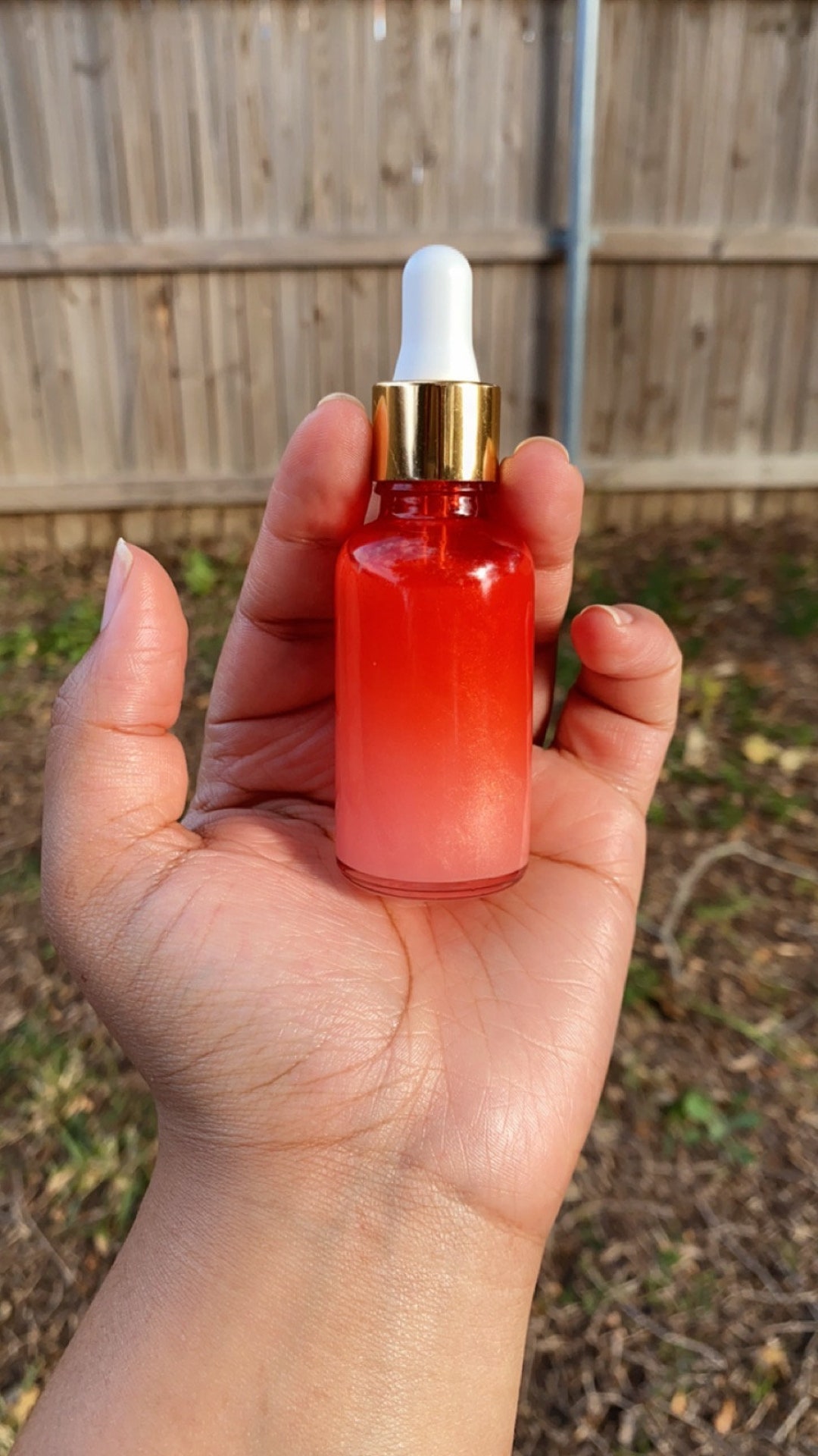 Red Shimmer Body Oil - Etsy