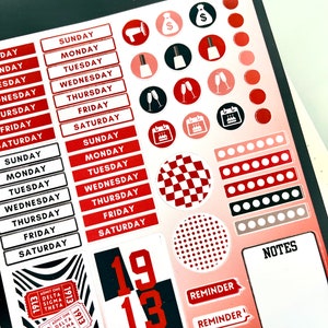 Delta Sigma Theta DST Physical Planner Sticker Sheet - Etsy