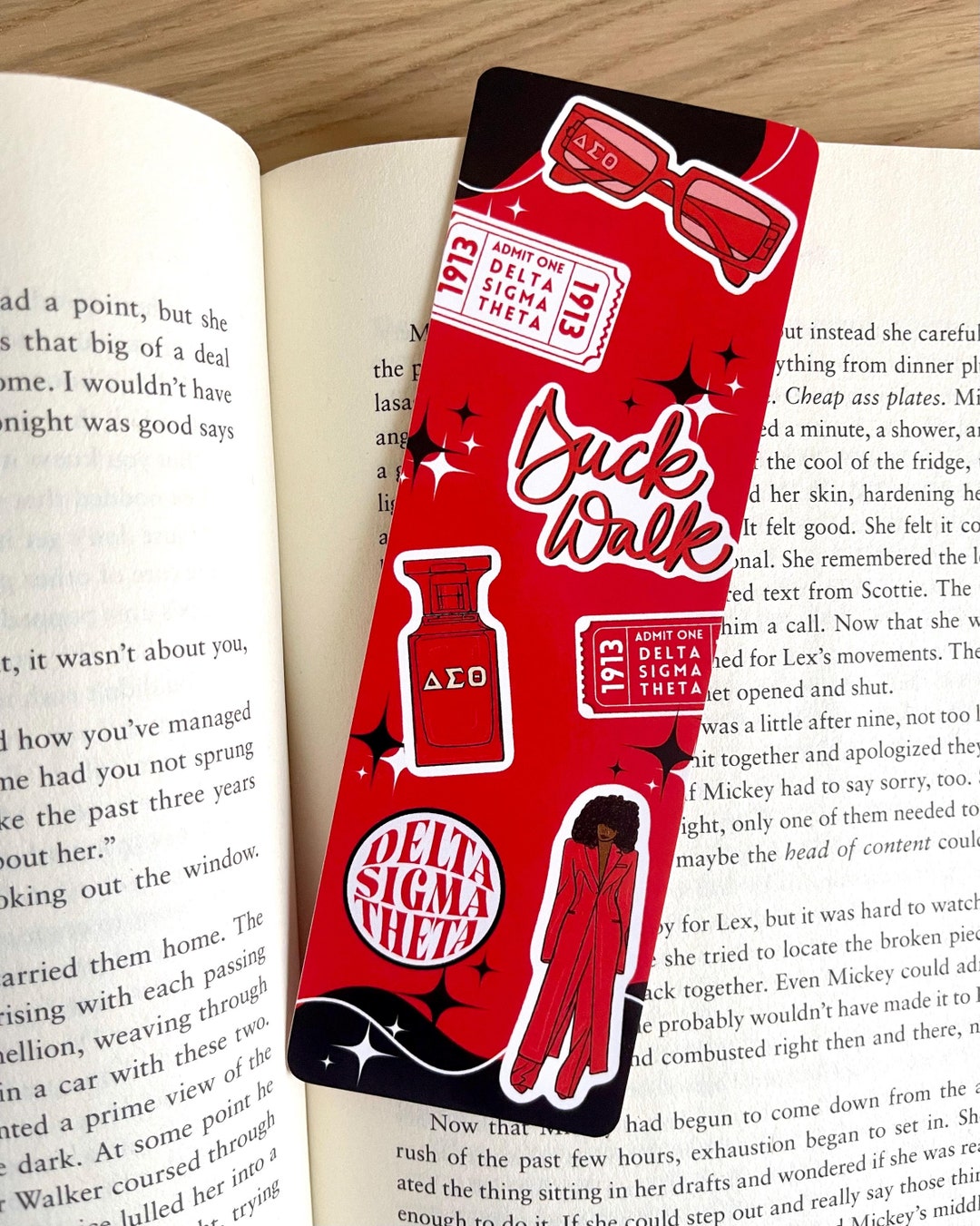 Delta Sigma Theta DST Glossy Double-sided Bookmark | Black Sorority ...