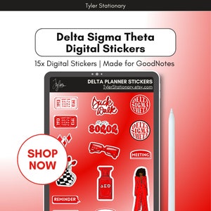 Delta Sigma Theta DST Digital Planner Sticker Download for - Etsy