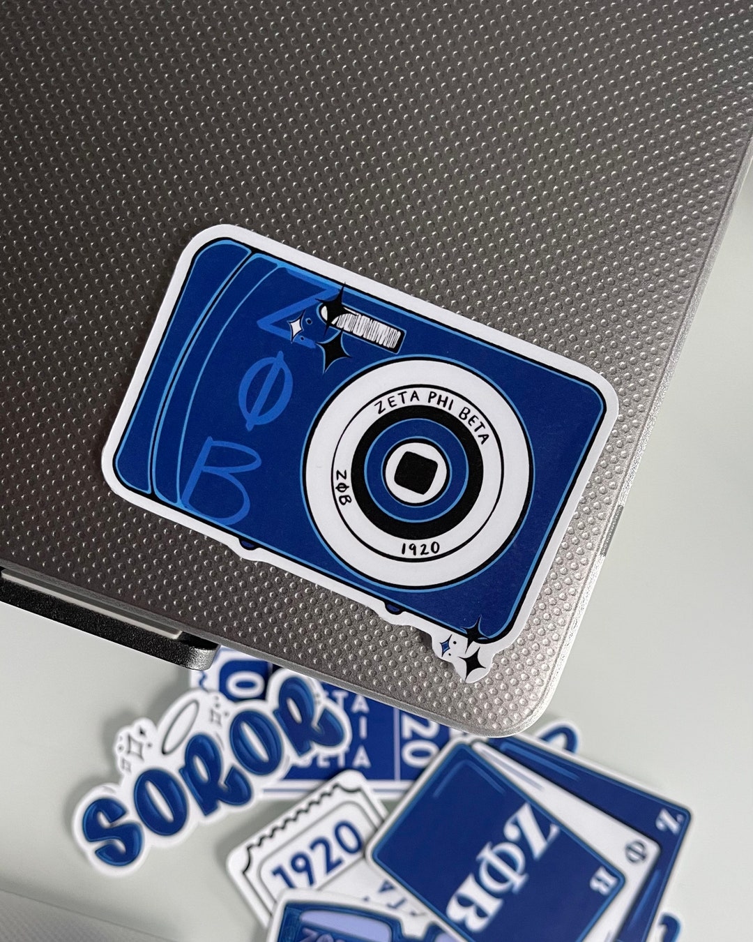 Zeta Phi Beta ZPB Camera Vinyl Sticker for Laptops and Water Bottles ...