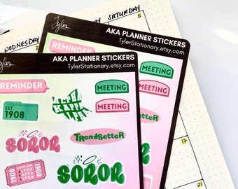 Alpha Kappa Alpha Sticker - Etsy