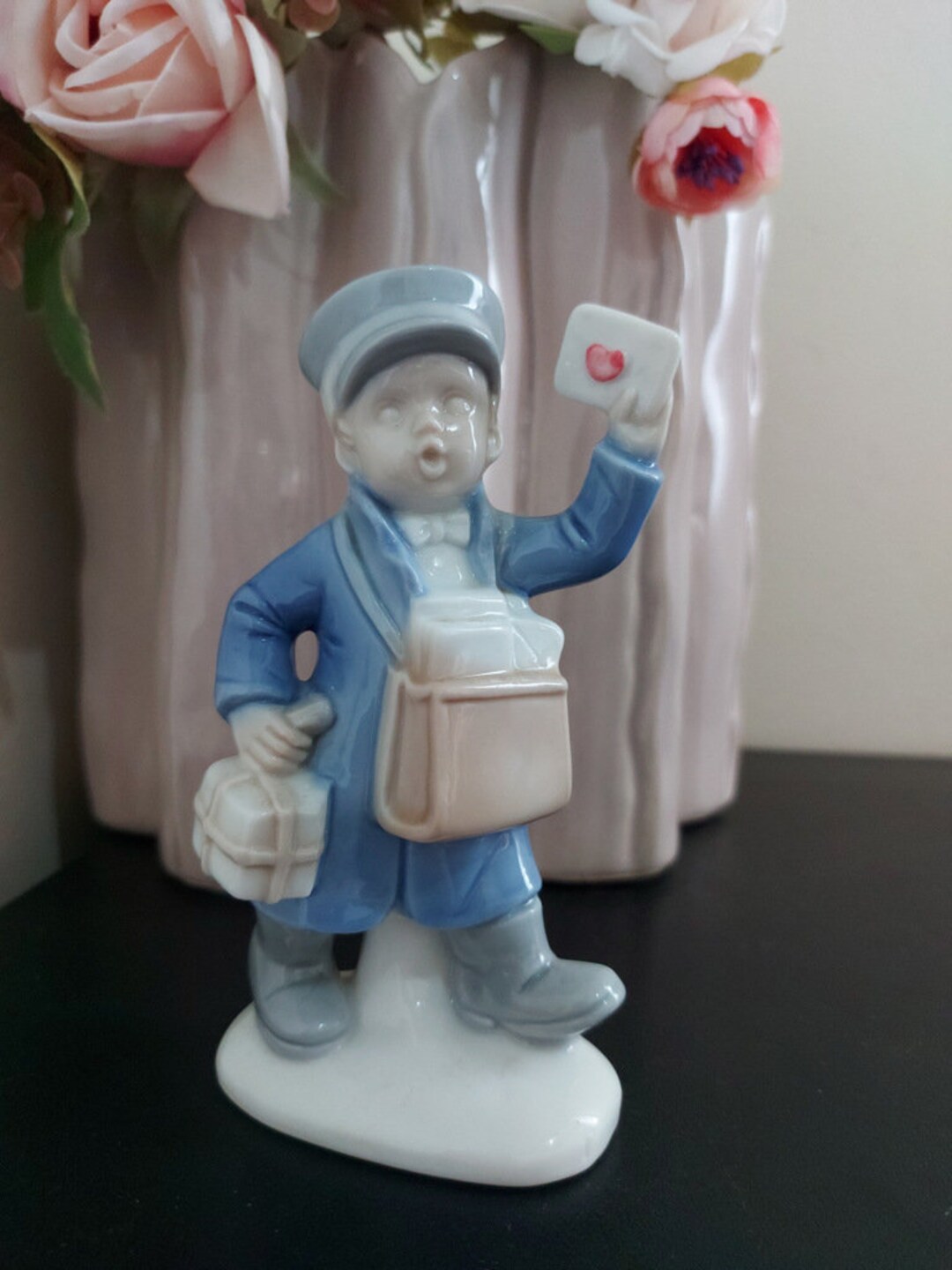 Vintage Postman Figure - Etsy