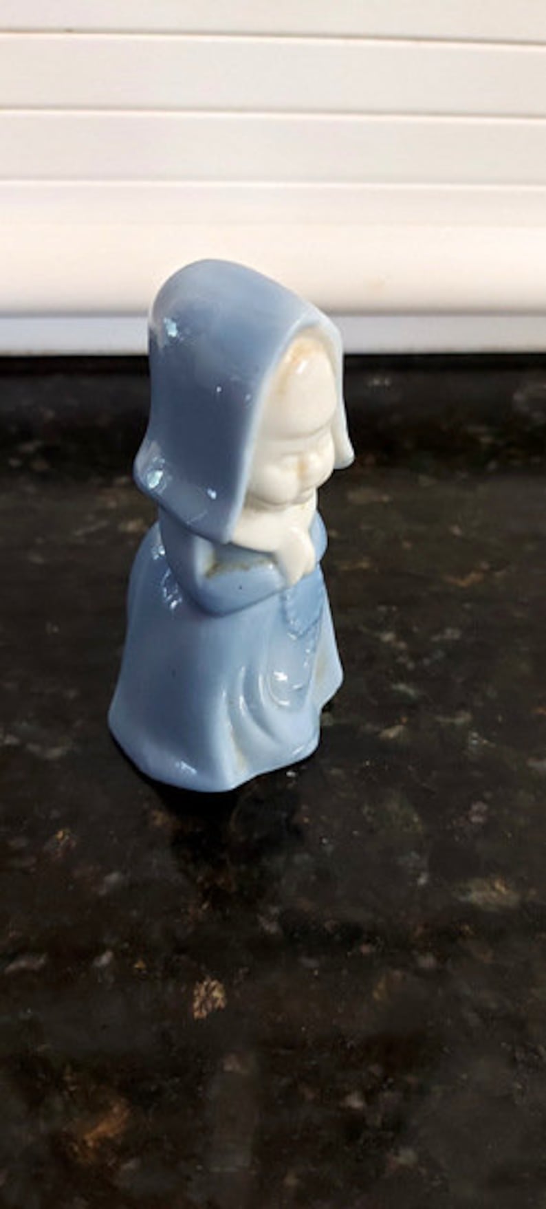 INARCO JAPAN Praying Nun Porcelain Figurine Blue Girl - Etsy