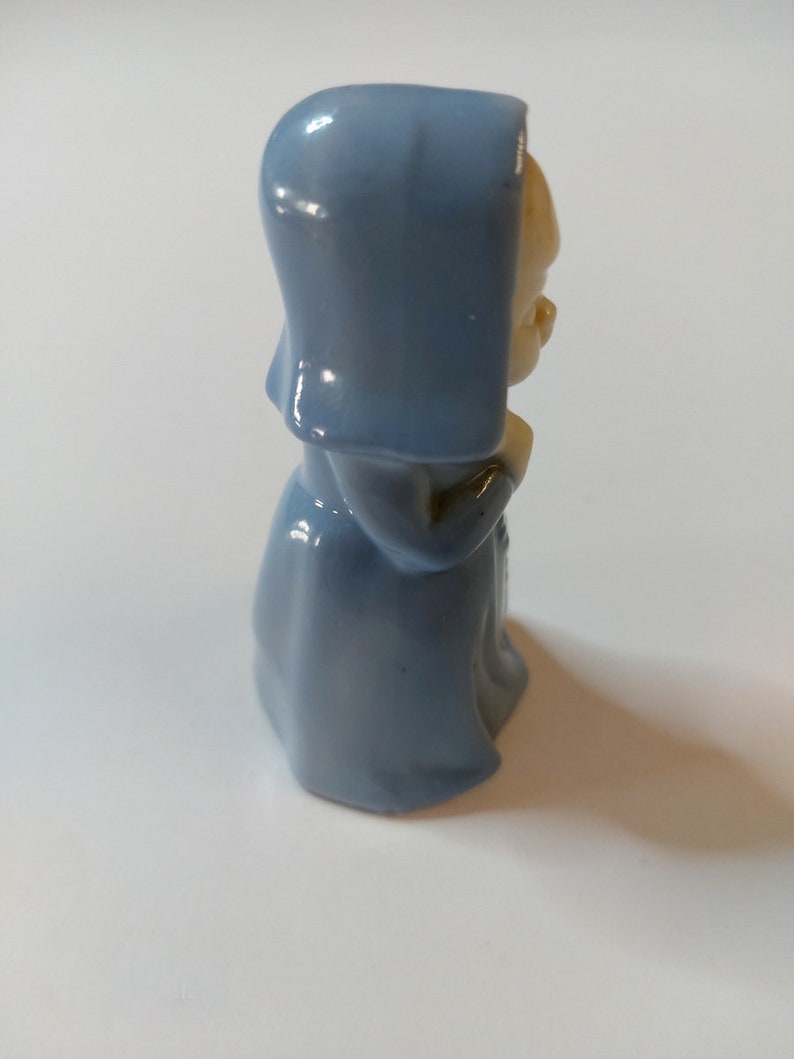 INARCO JAPAN Praying Nun Porcelain Figurine Blue Girl - Etsy