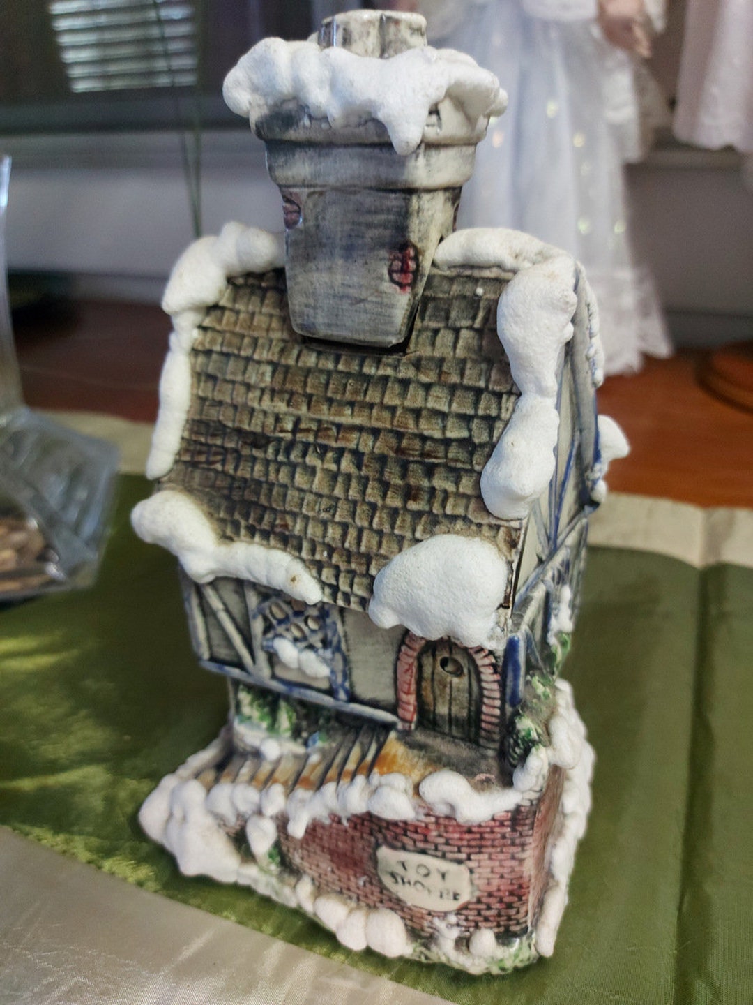 3 Sets Ceramic Winter Cottages Vintage Handmade, Christmas - Etsy